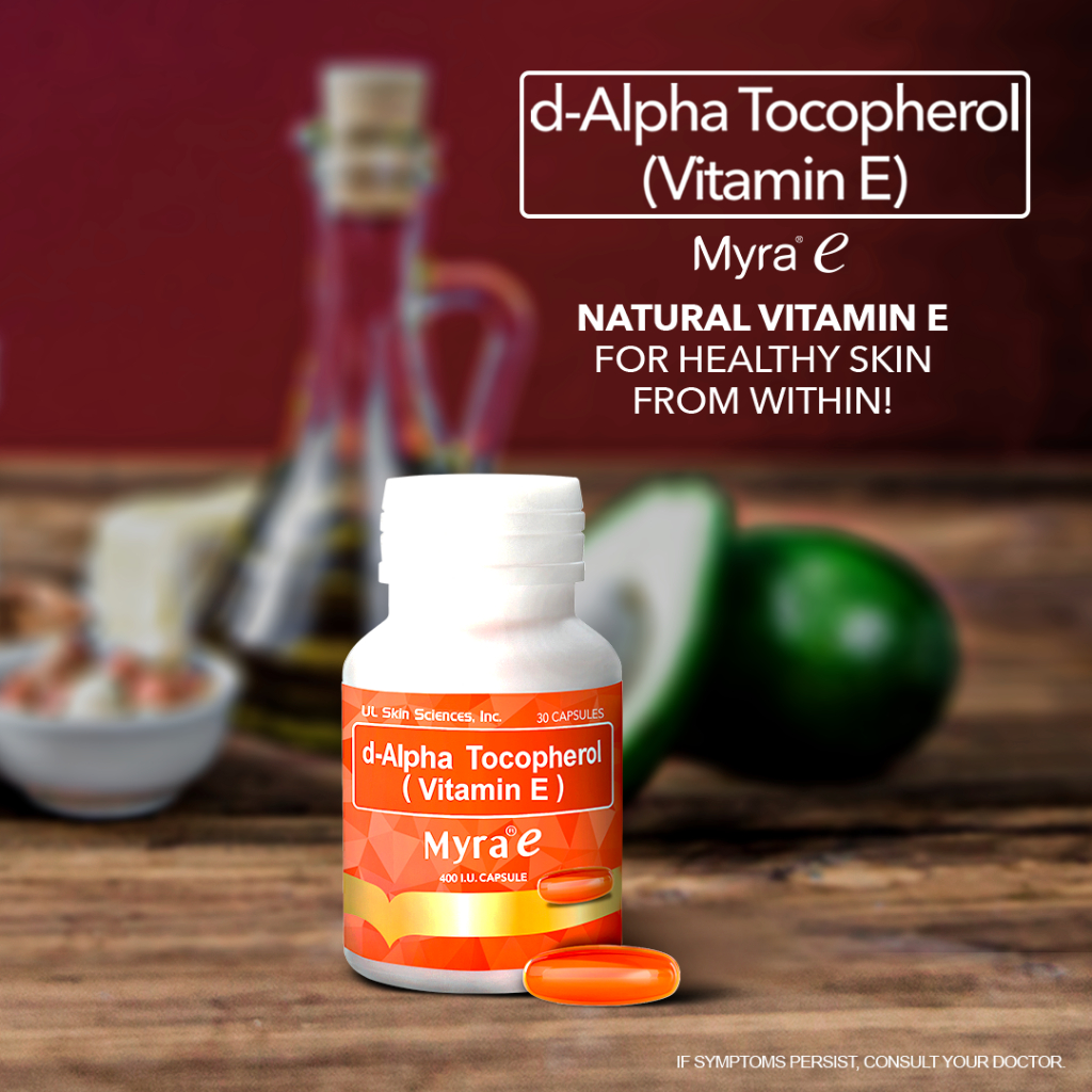 MYRA E 400 IU Natural Vitamin E 30 Capsules Multivitamins | Shopee ...