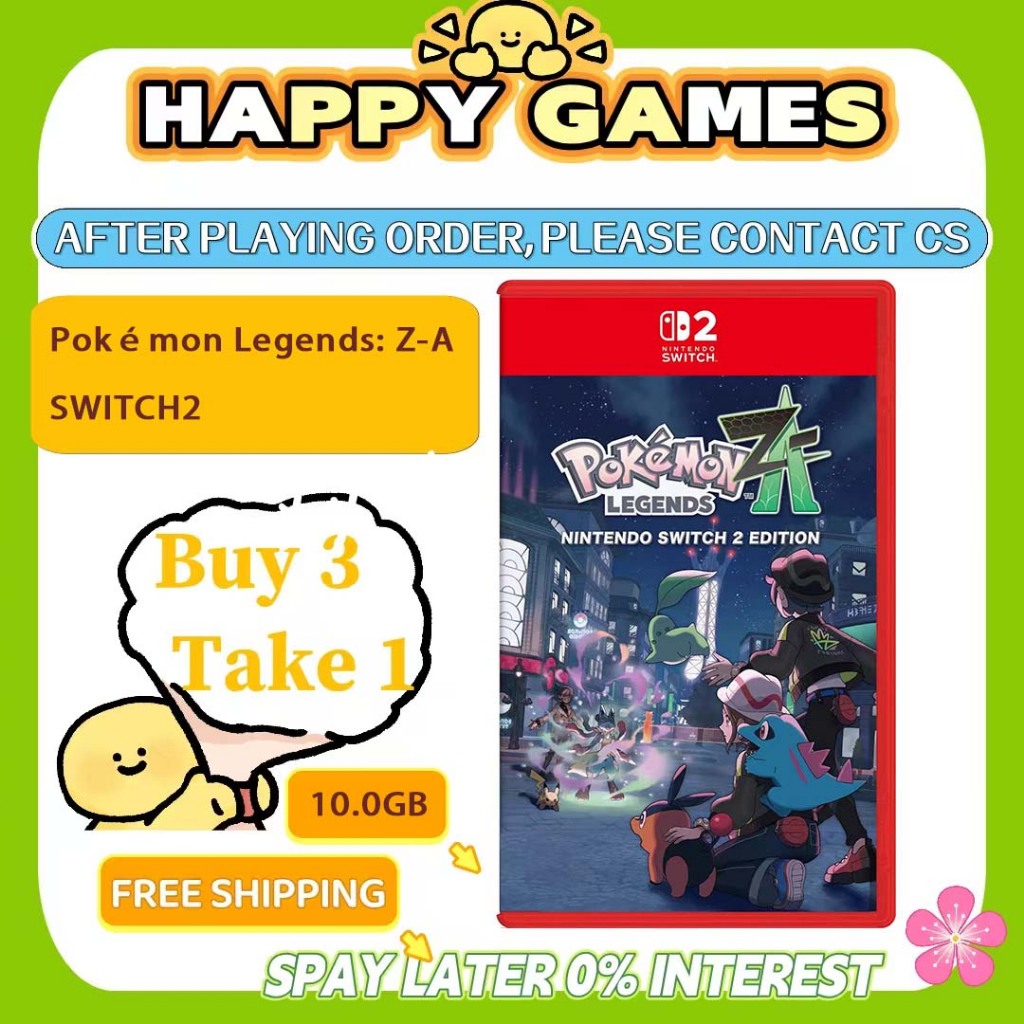 Switch 2 Pokémon Legends: Z-A Switch2 Games Nintendo buy 3take 1 Download | Shopee Philippines