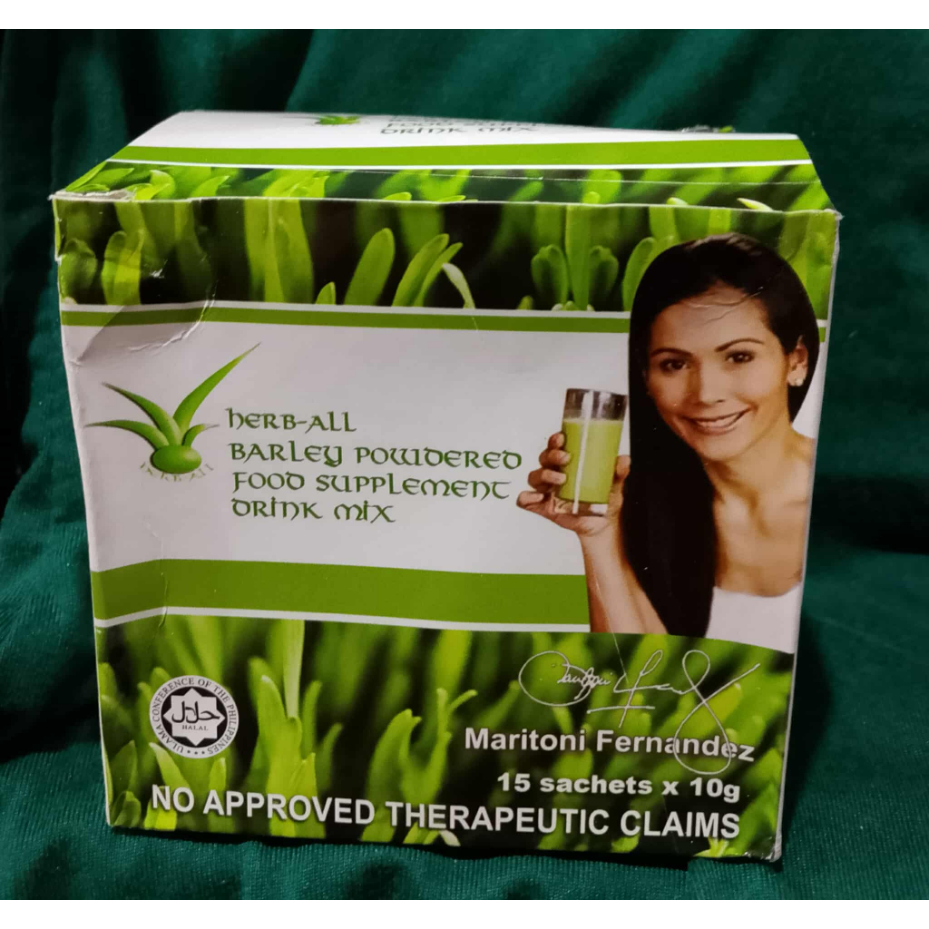 Herbal Barley Powdered Food Supplement Drink Mix 10g 1pc Sachet ...