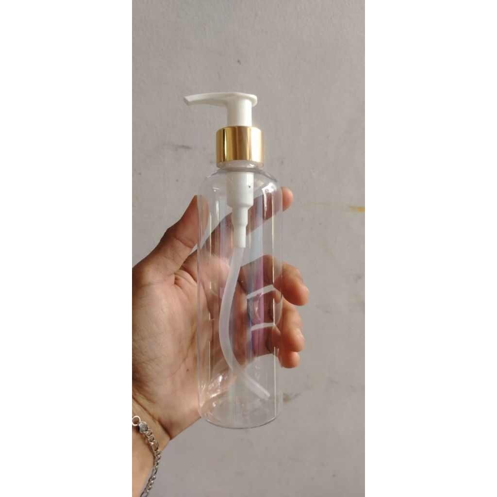 250ml clear bottle with pump (24mm) | Shopee Philippines