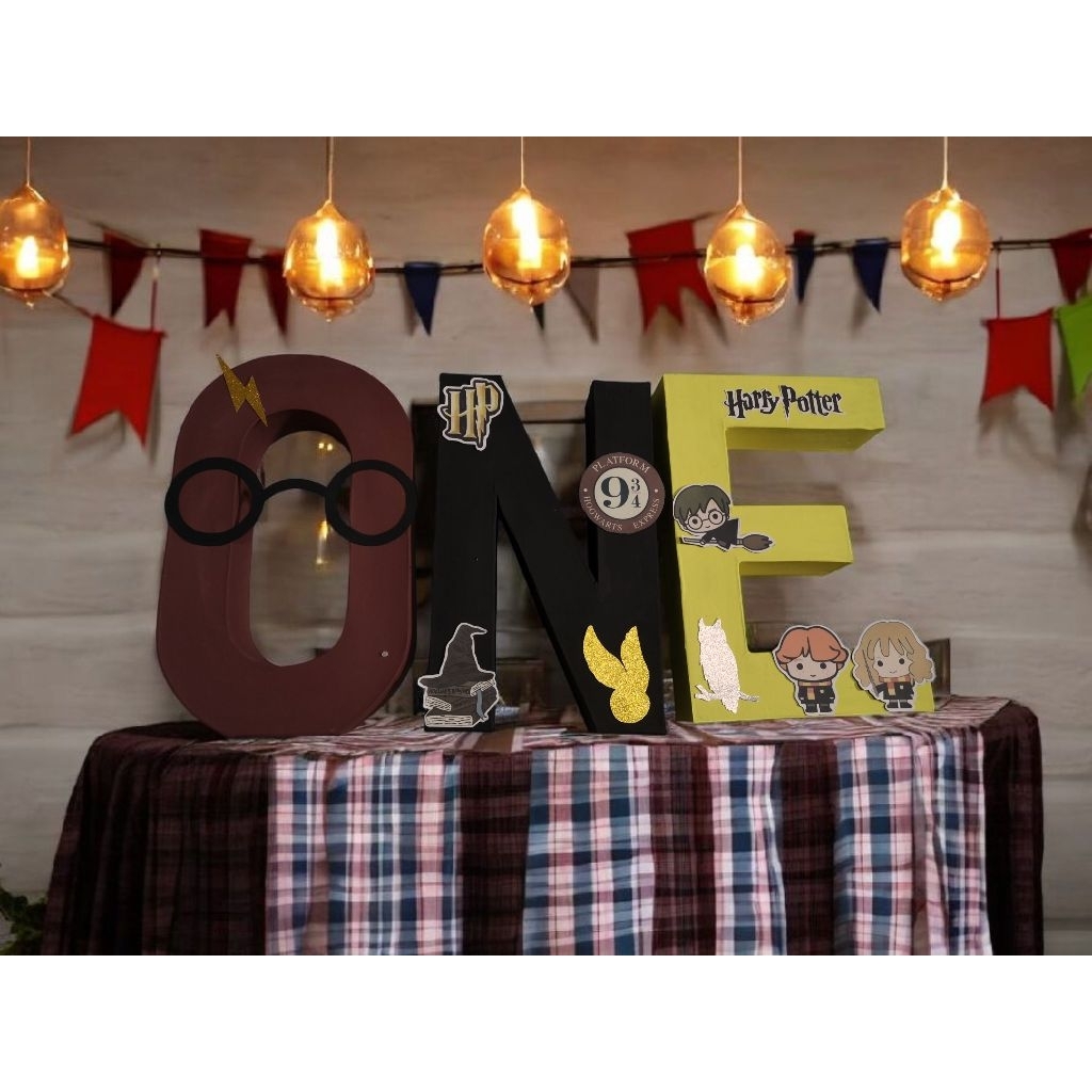Harry Potter Theme 12 inches Letter/number standee | Shopee Philippines