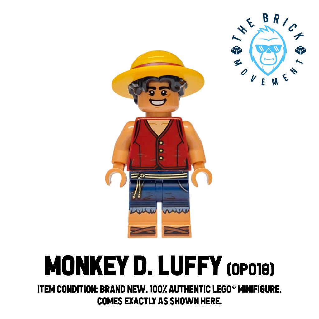 ONE PIECE Monkey D. Luffy Minifigure | Shopee Philippines