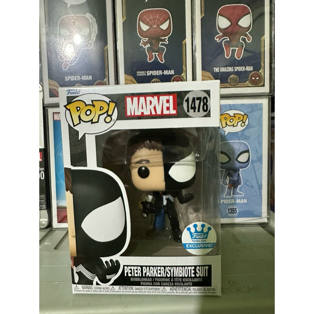 Authentic Funko Pop! Marvel Peter Parker/ Symbiote Suit 1478 Funko ...