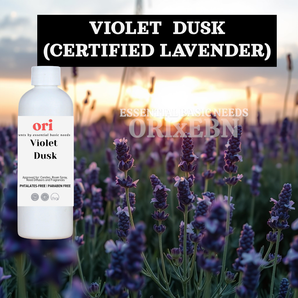 VIOLET DUSK(CERTIFIED LAVENDER) -Pure Fragrance Oil [For candles ...