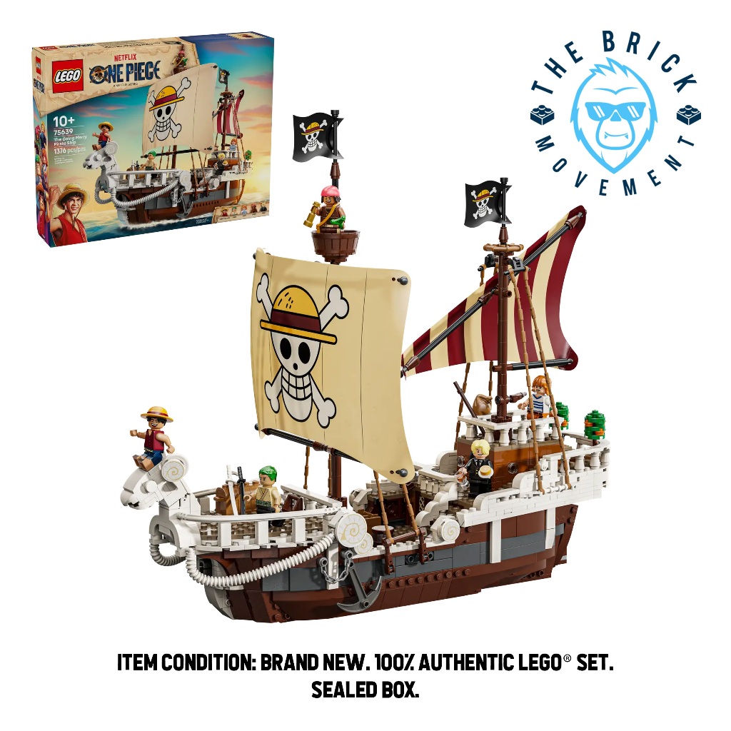 ONE PIECE 75639 The Going Merry Pirate Ship Set | Shopee Philippines
