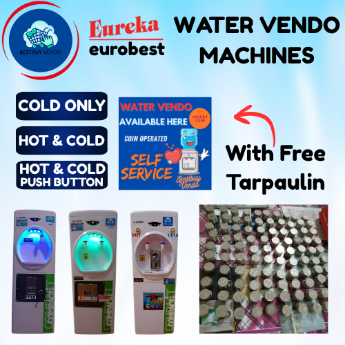 BESTBUY VENDO Water Dispenser Hot and Cold Piso Coin Operated | Shopee ...