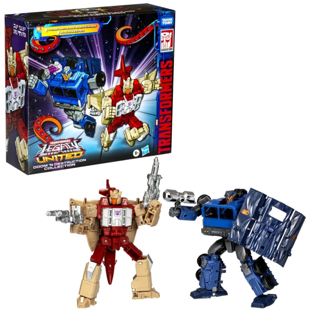 TRANSFORMERS LEGACY UNITED BREAKDOWN AND WINDSWEEPER MAYHEM ATTACK ...
