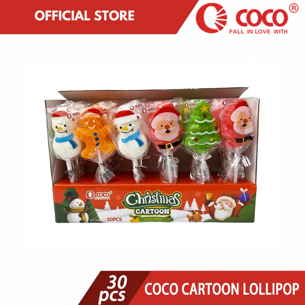 COCO Christmas Gifts Cartoon Lollipop 30PCS Christmas gifts holiday ...