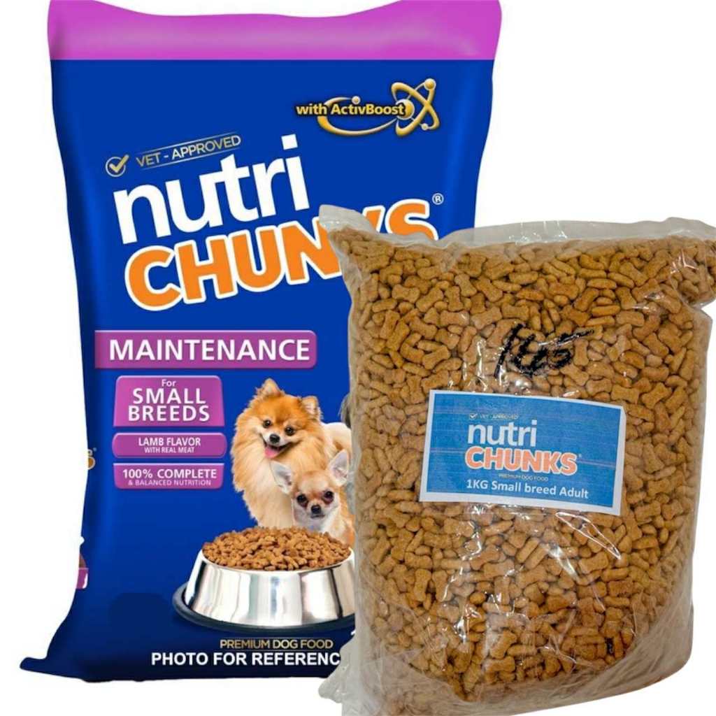 Nutrichunks Small Breed Adult Maintenance dog food 1kg (repacked ...