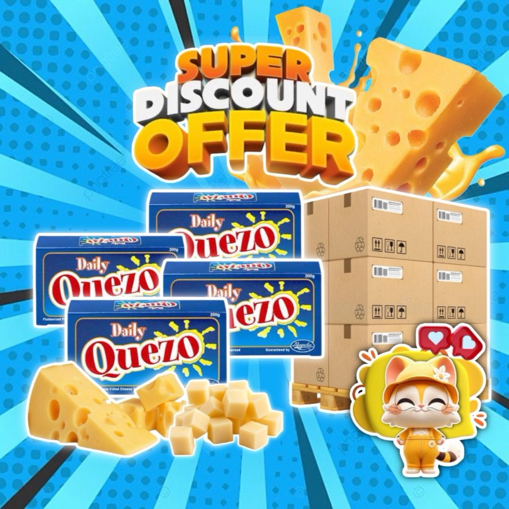 Magnolia Daily Quezo 160g 48Inner Per Box Cheese Dairy Baking Bake ...