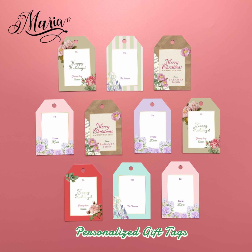 Personalized Holiday Gift Tags | Shopee Philippines
