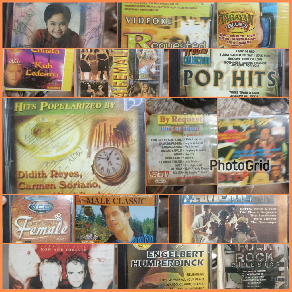 Vintage Preloved Random VCD Videoke Video Disc VCD Assorted F9 | Shopee ...