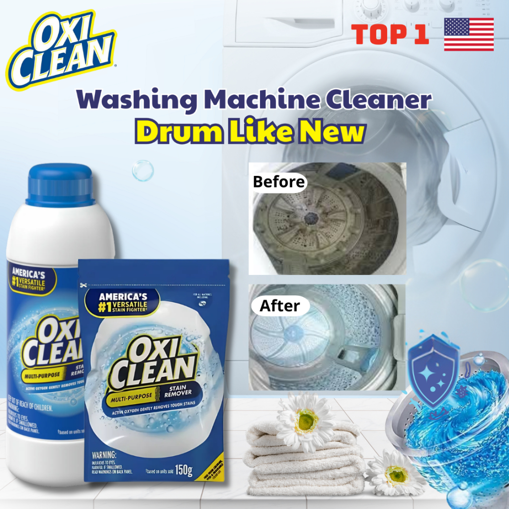 OxiClean Washing Machine Cleaner Powder, Tub Cleaner Washing Machine ...