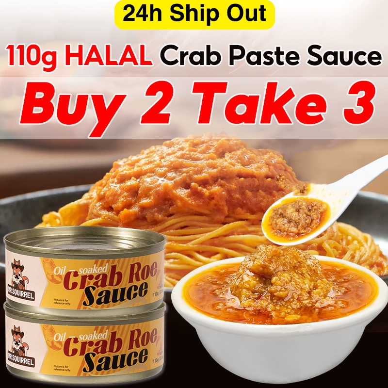 Mr.Squirrel【Buy 2 Take 3 】110g Crab Paste Aligue/Sauce Original Instant ...