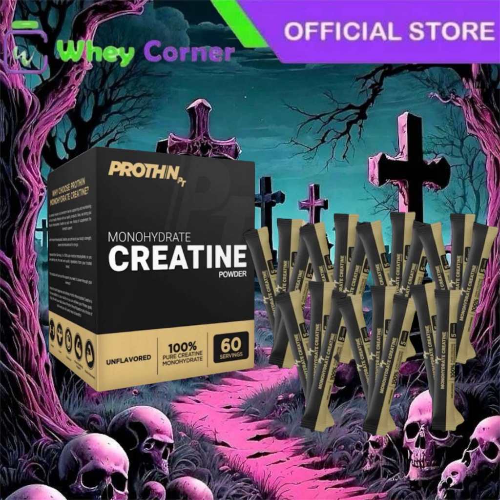 PROTHIN - Prothin Creatine Monohydrate Unflavored 60 Servings 1 Box, 5g ...