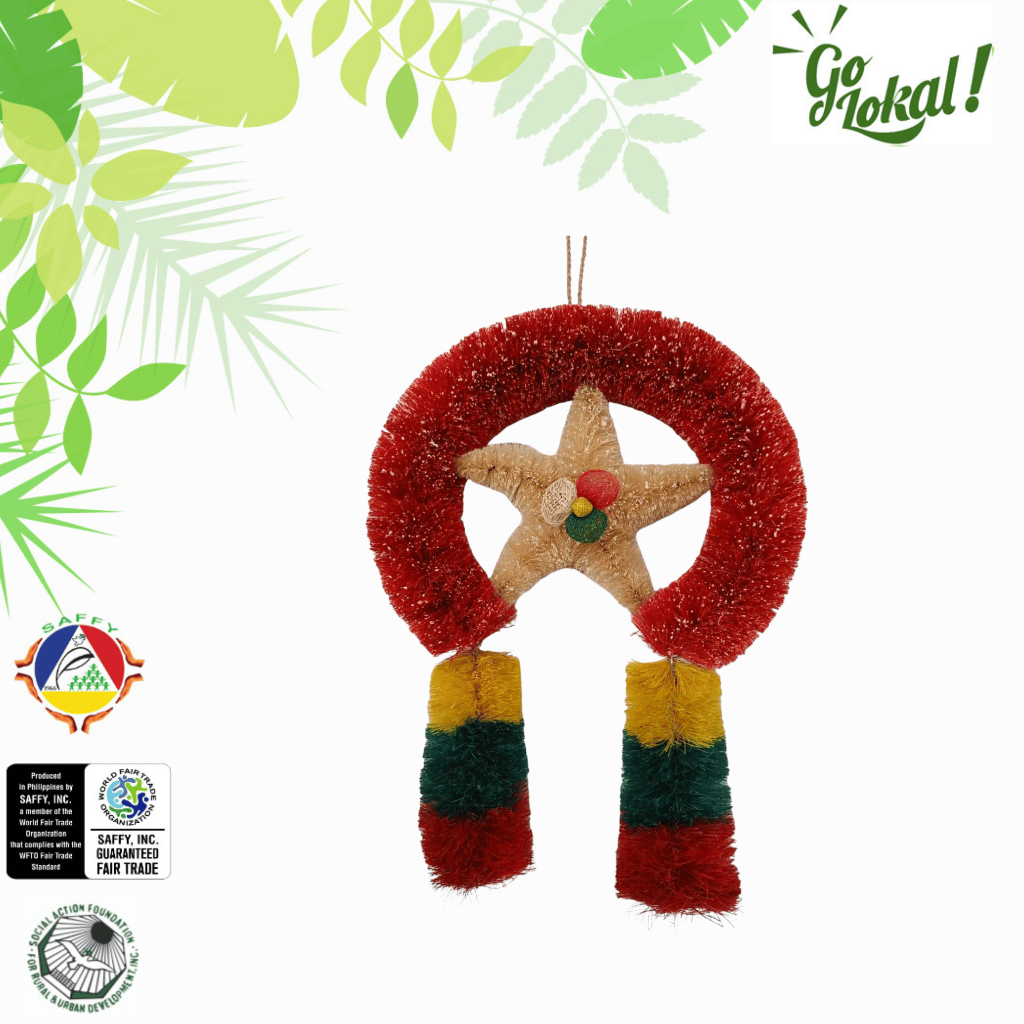 Abaca Parol Wreath 10" | Shopee Philippines