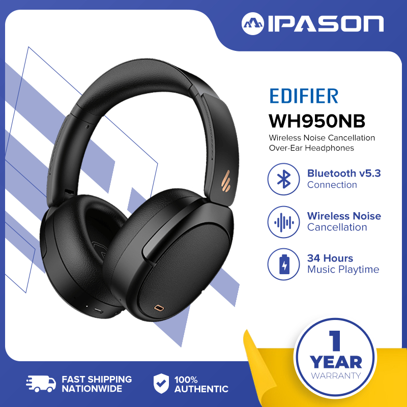 Edifier WH950NB Bluetooth V5.4 Wireless Noise Cancelling Over-Ear ...