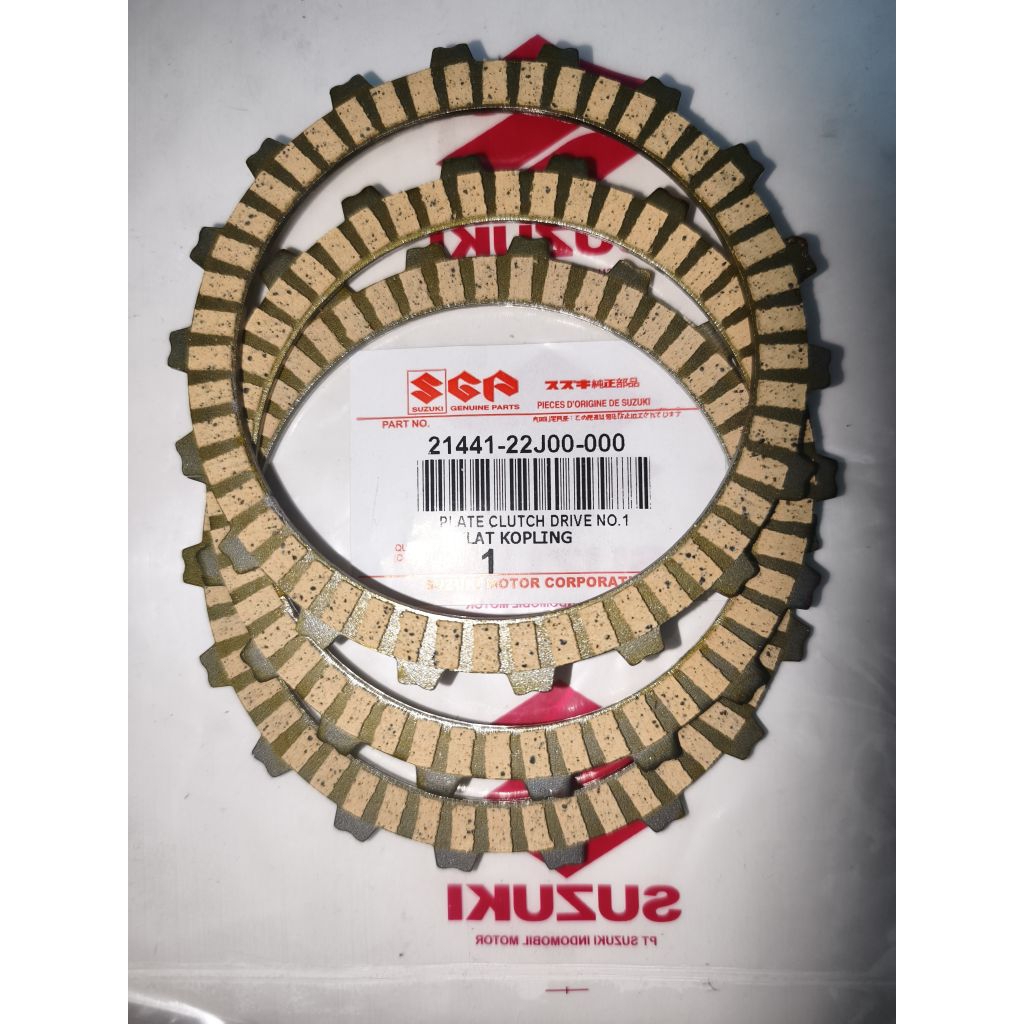RAIDER J 115 FI CLUTCH LINING SET SUZUKI GENUINE INDONESIA | Shopee ...