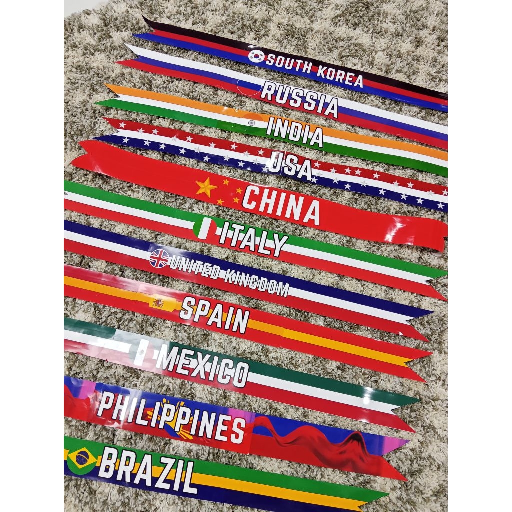 Sash UN Sash Country Sash Philippines sash US Sash Japan Sash Brazil ...