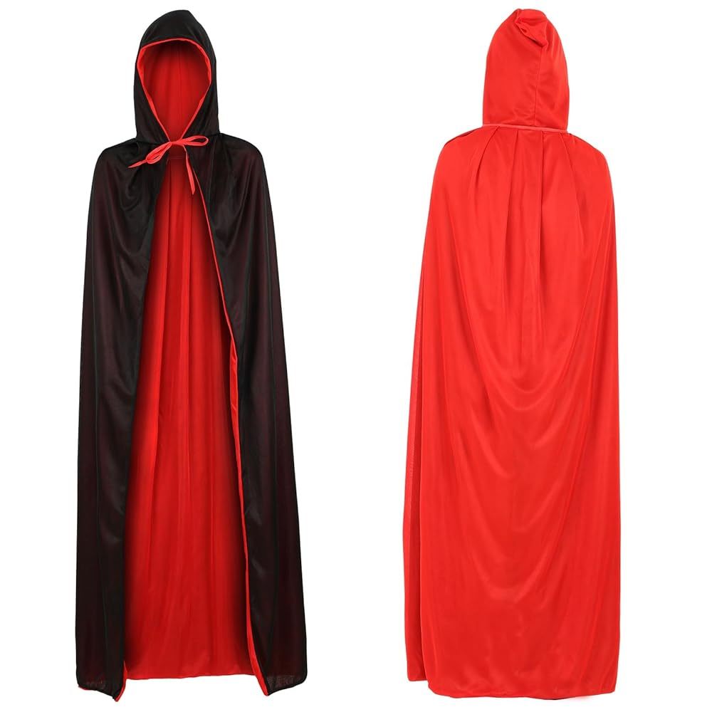 [Free Size] Little Red Riding Hood Reversible Vampire Cape Dracula ...