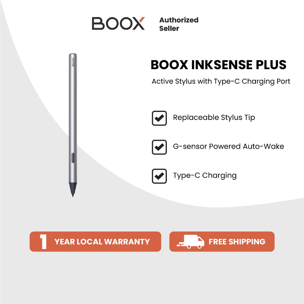 BOOX Inksense Plus Active Stylus (Go 7, Go Color 7 - Gen II, Palma 2 ...