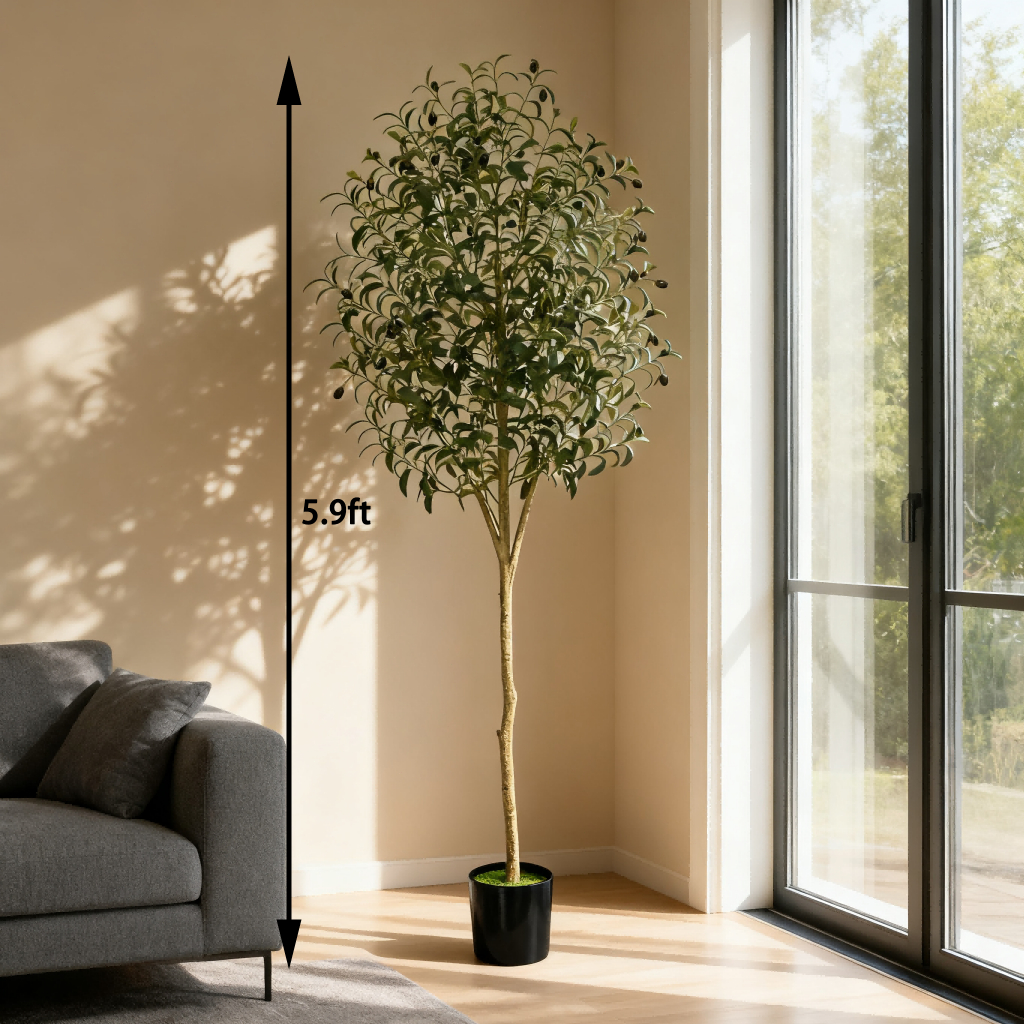Home decor Artificial Olive Tree indoor with pot Decor floral ...