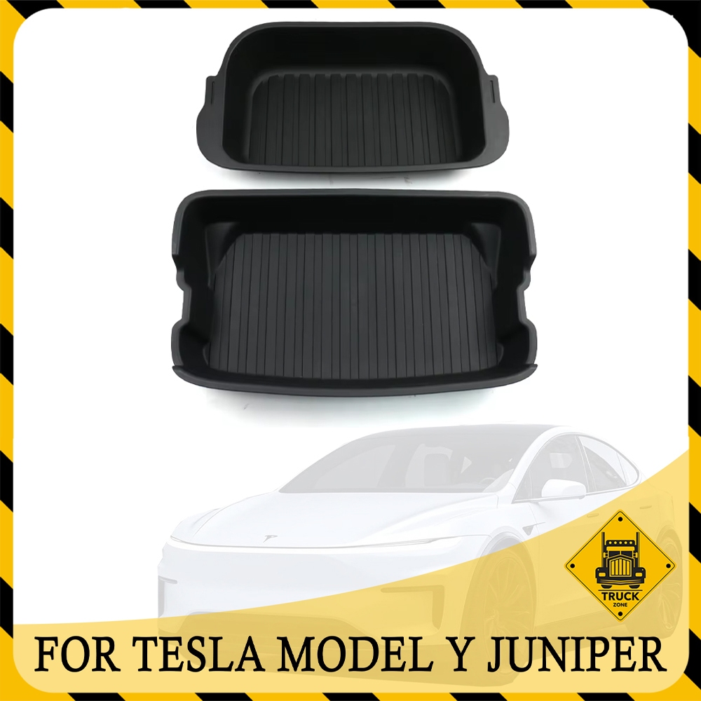 TESLA 2025 Model Y Juniper ABS Rear Trunk Double Layer Storage Tray ...