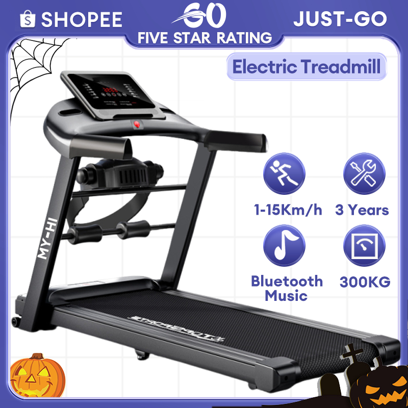 Treadmill Foldable Electric Heavy Duty 1-15Km/H Threadmill With ...