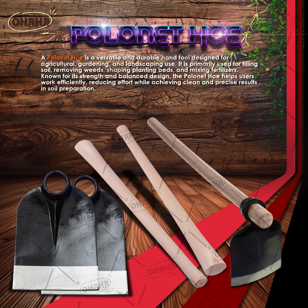 OHAHA FARMING HOE TOOLS SPECIAL RAILWAY STEEL GARDEN DIGGING HOE ASAROL ...