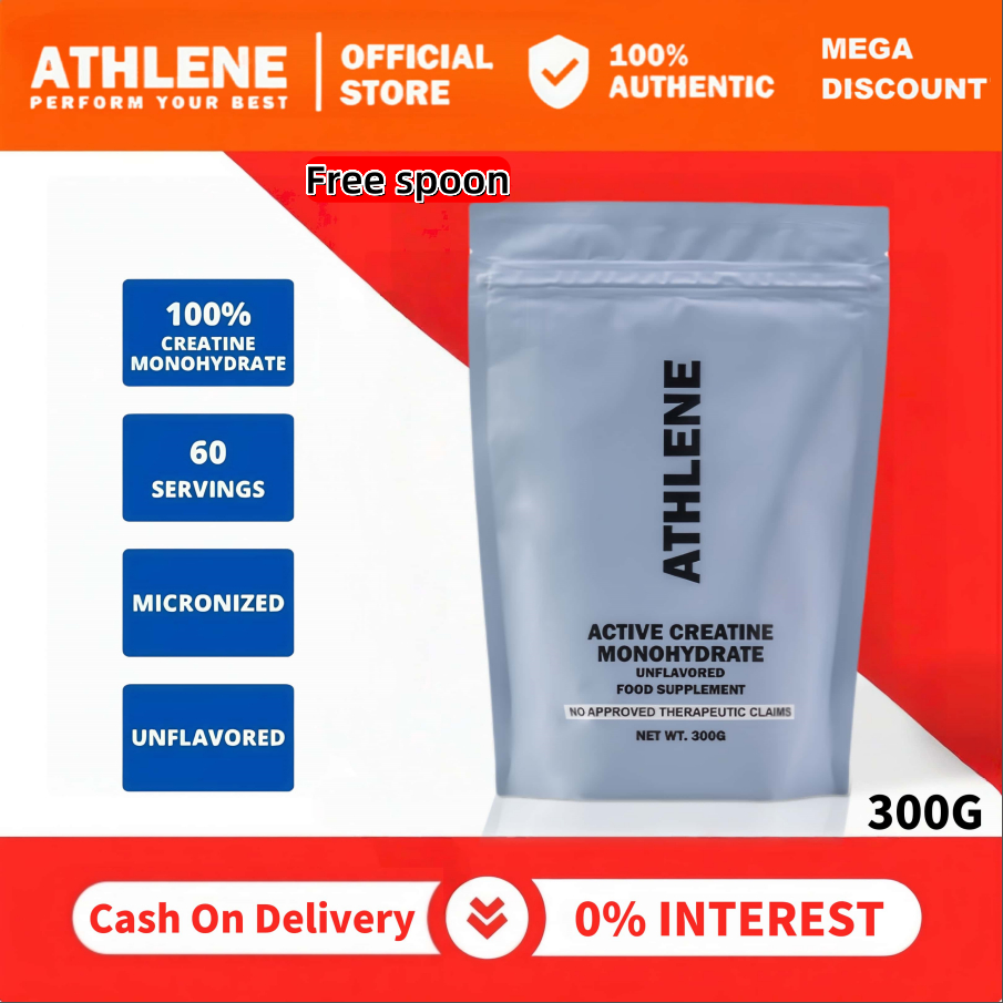 Active Athlene Creatine Monohydrate 300g For Muscle Growth Power Health ...