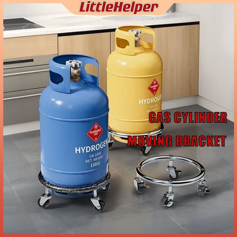 Stainless Steel Gas Tank Holder With Wheel Landege Propane Cylinder ...