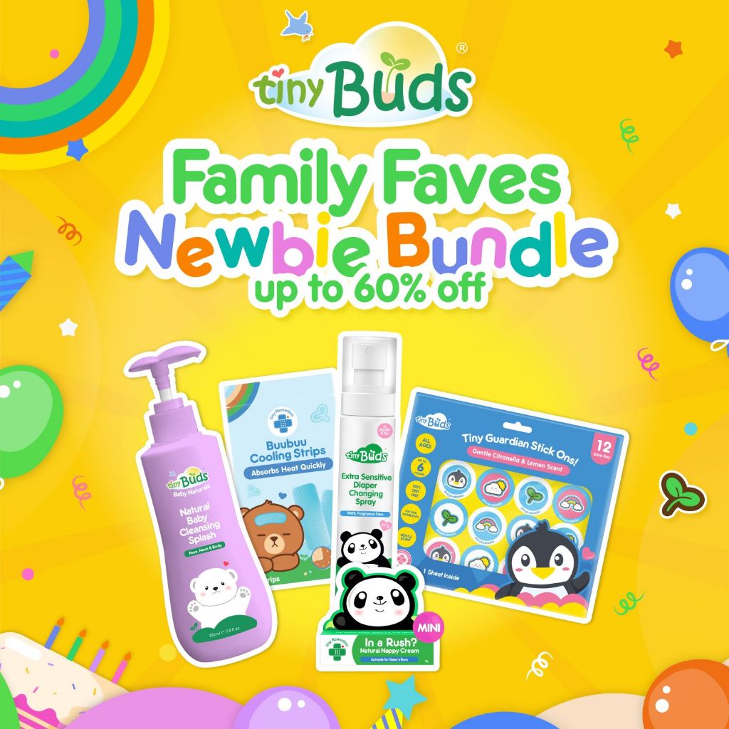 Tiny Buds Family Favorites Newbie Bundle - 5 pcs | Shopee Philippines