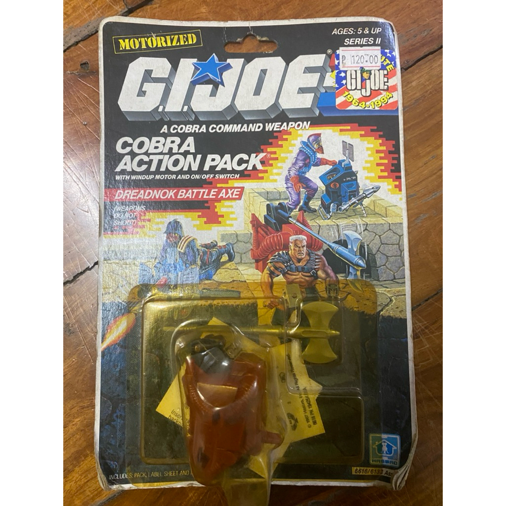 GI Joe DREADNOK BATTLE AXE Cobra Action Force Euro UK motorized windup ...