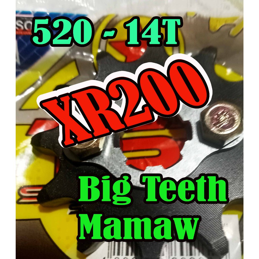 520 - SPROCKET for XR200, XLR200, Rusi Kry 200 Engine Sprocket ( Big ...