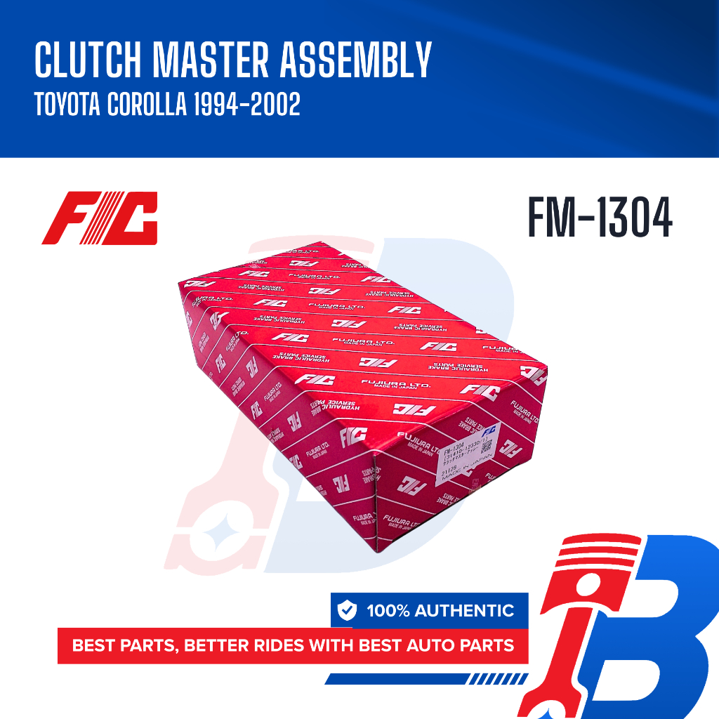 FIC Clutch Master Assembly 5/8" for Toyota Corolla 1994-2002 - FM-1304 ...