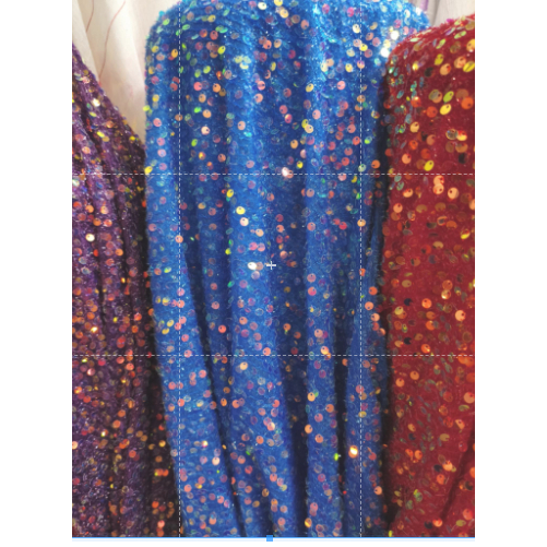CANDY CRUSH WITH SEQUINS FABRICS SOLD PER YARD 36INCES CONTINUOUS CUT ...