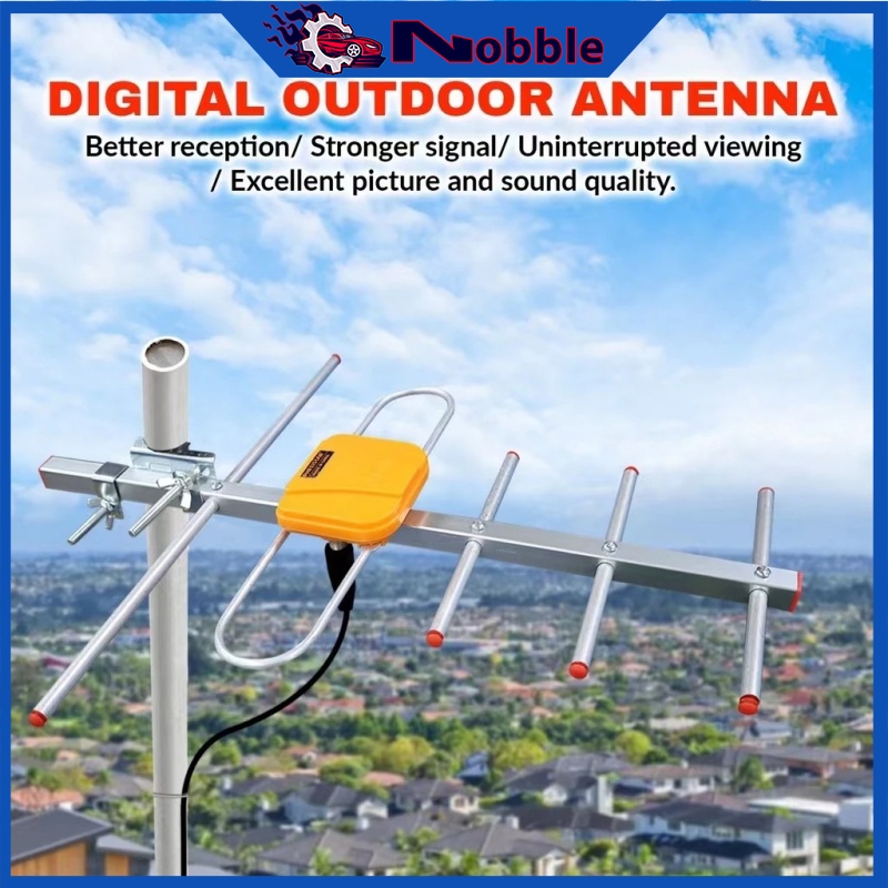 Outdoor Antenna HDTV DTV Digital High Definition ISDBT TV Aerial ...