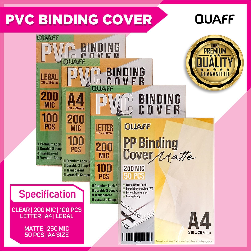 pvc binding cover - Best Prices and Online Promos - Jun 2026 | Shopee ...
