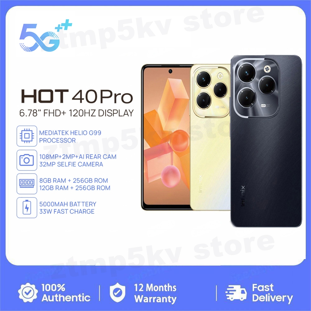 Original New Hot 40 Pro 5G Cellphone Legit 16GB+512GB 6.78" Inch ...