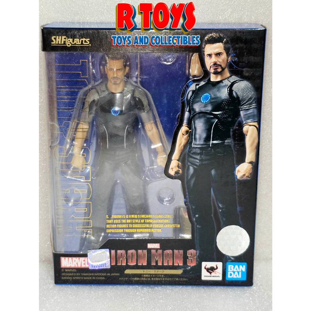 SHF Tony Stark S. H. F. Figuarts Iron Man 3 Robert Downey Jr. Reissue ...