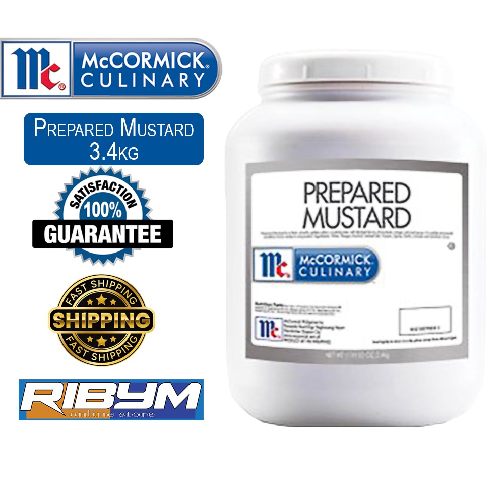 McCormick Prepared Mustard 3.4kgs | Shopee Philippines