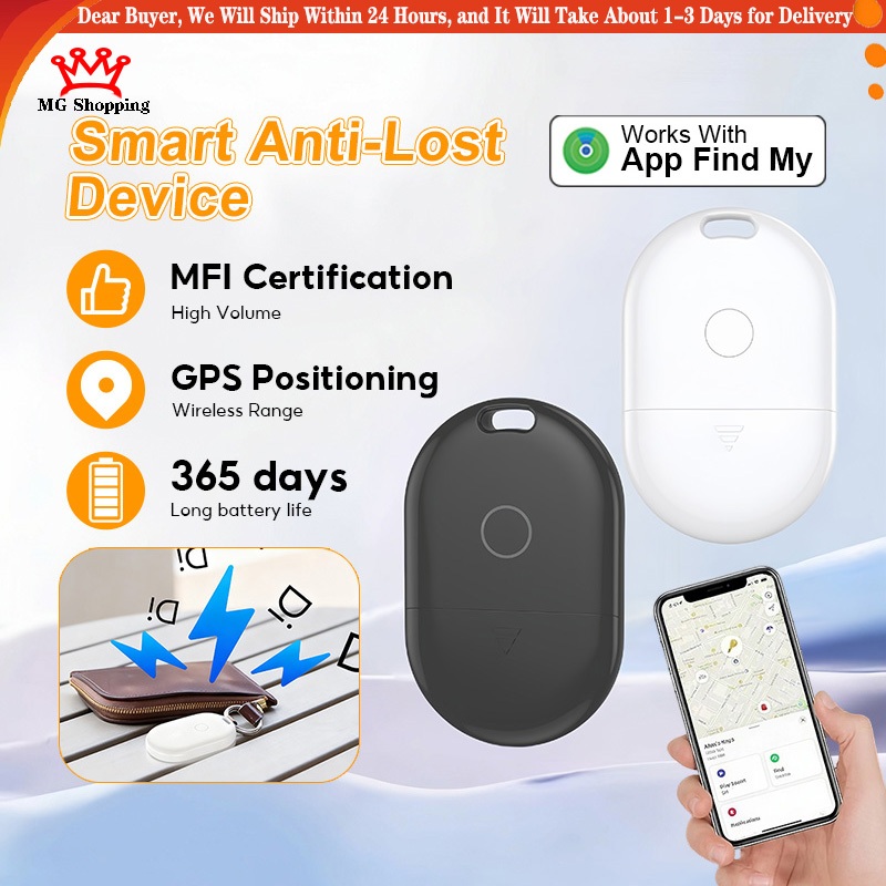 Smart GPS Tracker Mini Tag Smart Locator Anti Lost Reminder Device MFI ...
