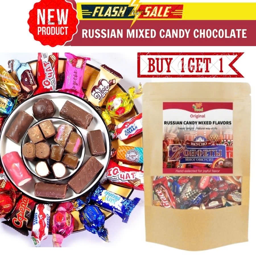 Russian Chocolate Mixed Fructose Candy 500g - Chocolate Candy Na May ...