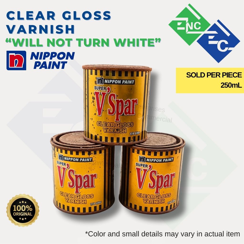 Super Valspar Clear Gloss Varnish "Will not turn white" | Nippon Paint ...