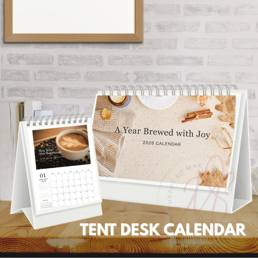 2026 Tent Type Desk Calendar | Giveaways Souvenirs | Shopee Philippines