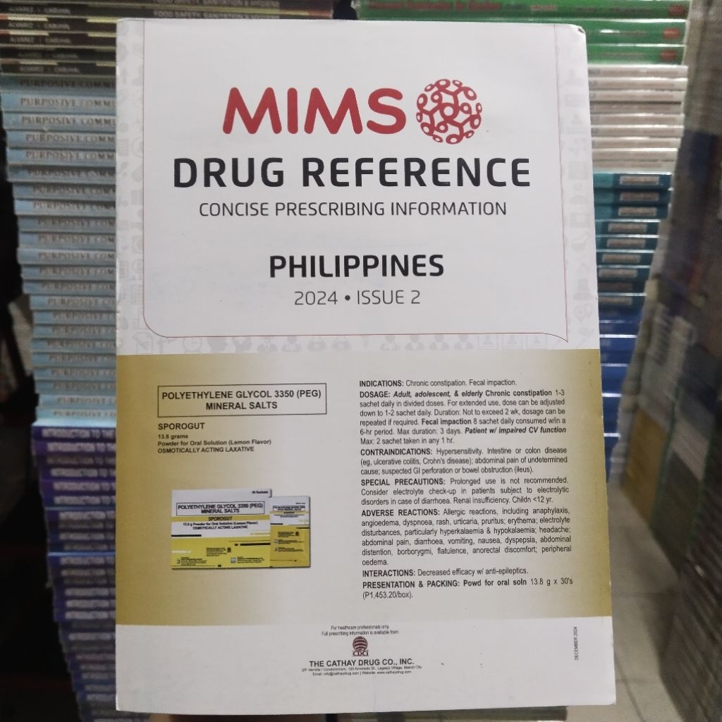 MIMS DRUG REFERENCE 2024 brand New | Shopee Philippines
