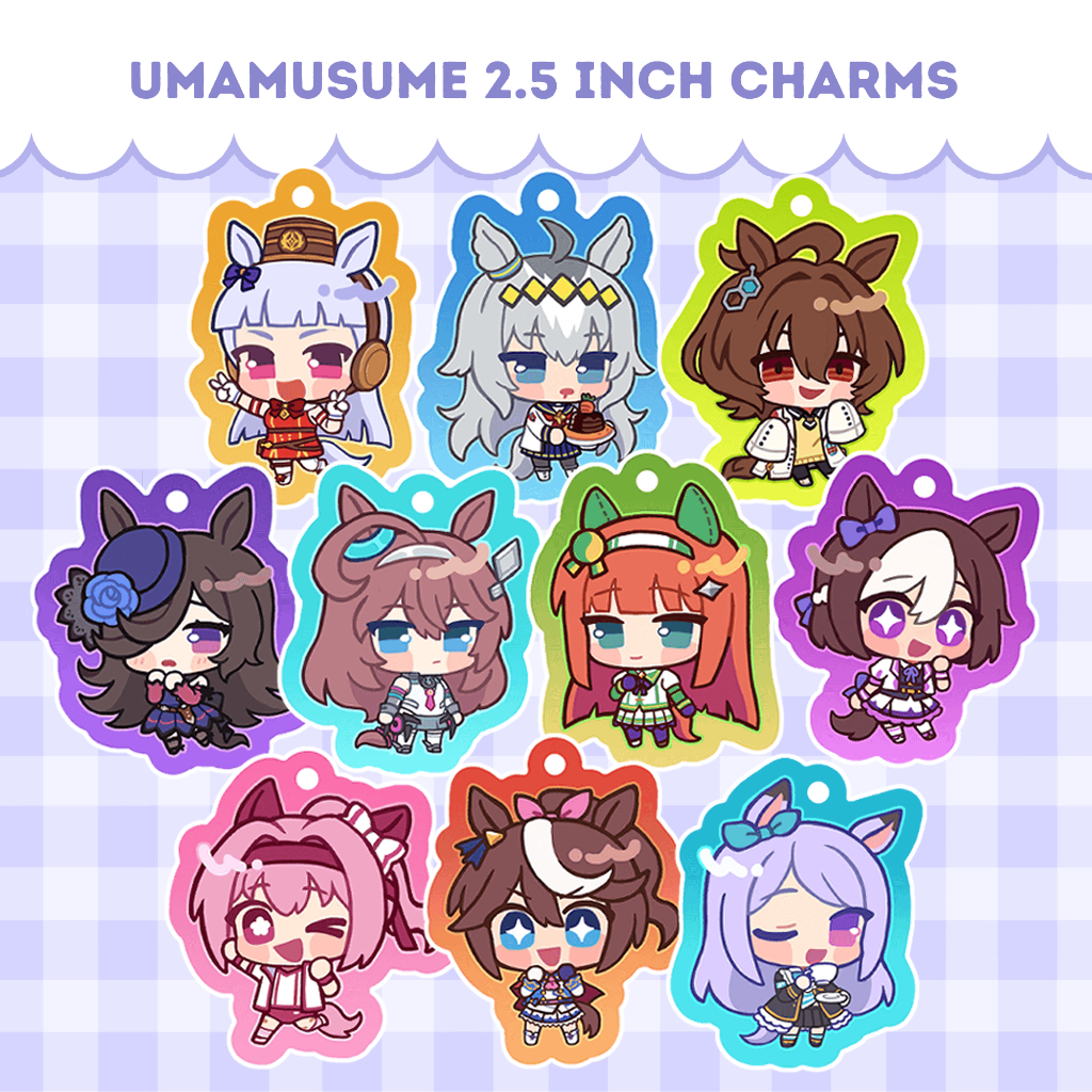 [Kaeriruu] UMAMUSUME - Acrylic Charms Batch 1 | Shopee Philippines