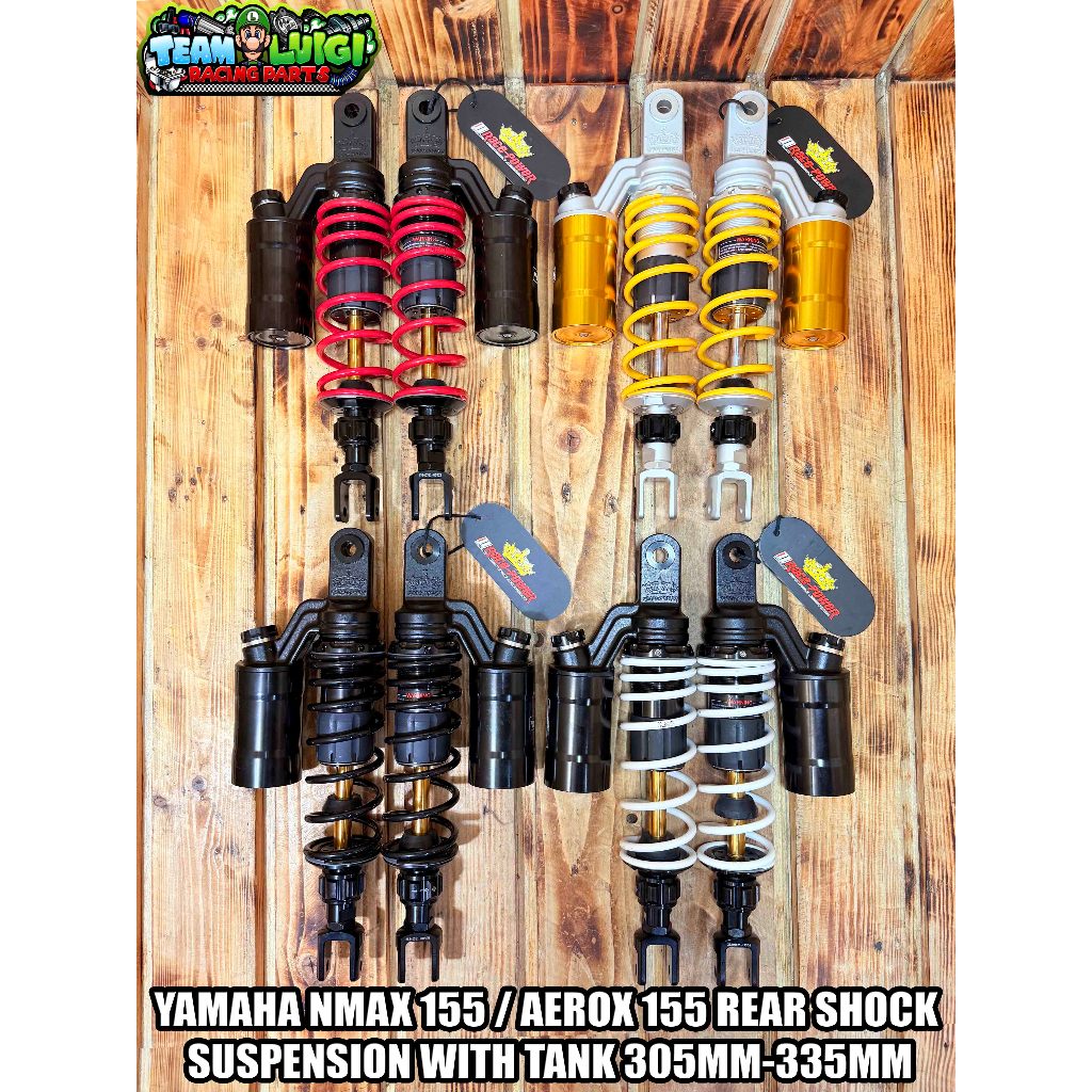 RACE POWER AEROX, NMAX REAR SHOCK WITH TANK 305MM-335MM PREMIUM R-PLUS ...