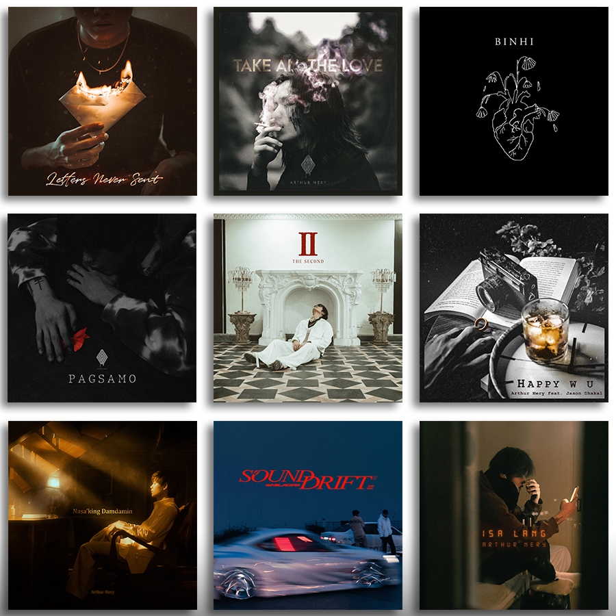 Arthur Nery Album Wall Display | OPM Soul & RnB Room Decor | Fan Art ...