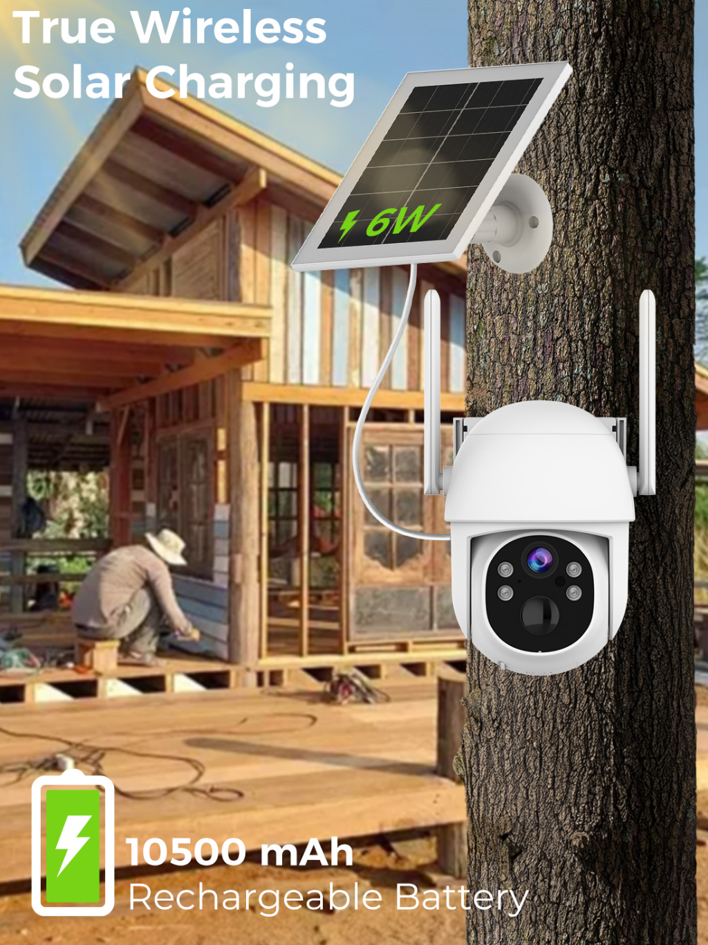 ESOS52 4G CCTV Camera No WiFi No SIM No Power With Lifetime Free Mobile ...